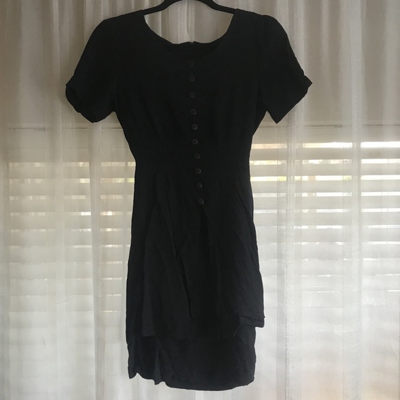 Jamie Brooke | Dresses | Jamie Brooke Vintage Navy Blue Dress | Poshmark